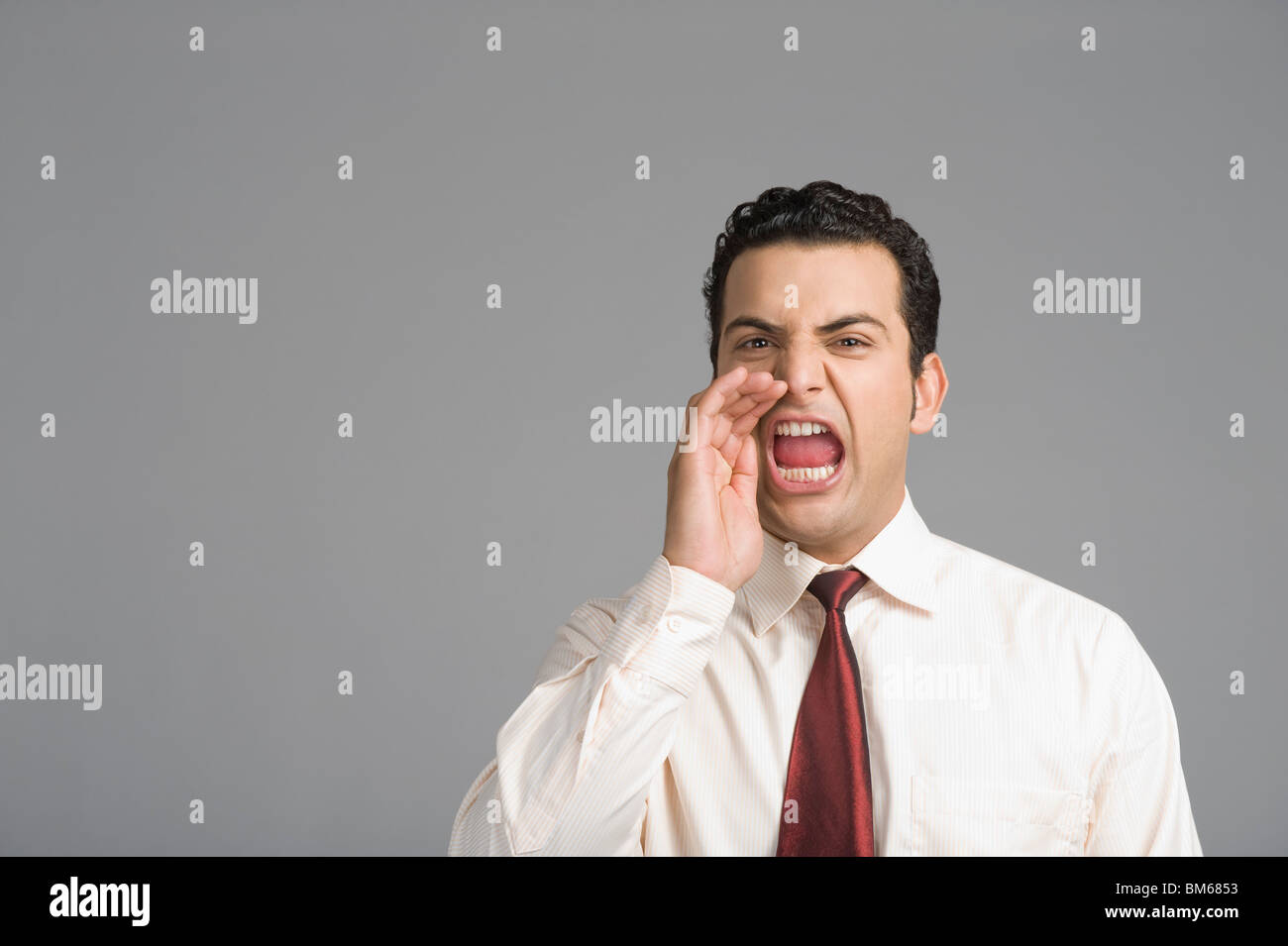 Employee noise asian man hi-res stock photography and images - Alamy