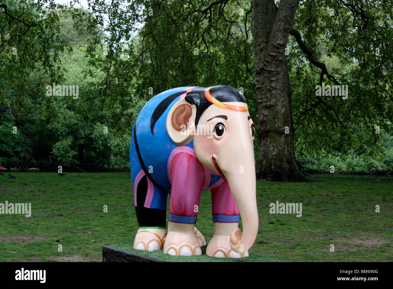 Part of the 2010 Elephant Parade London Stock Photo - Alamy