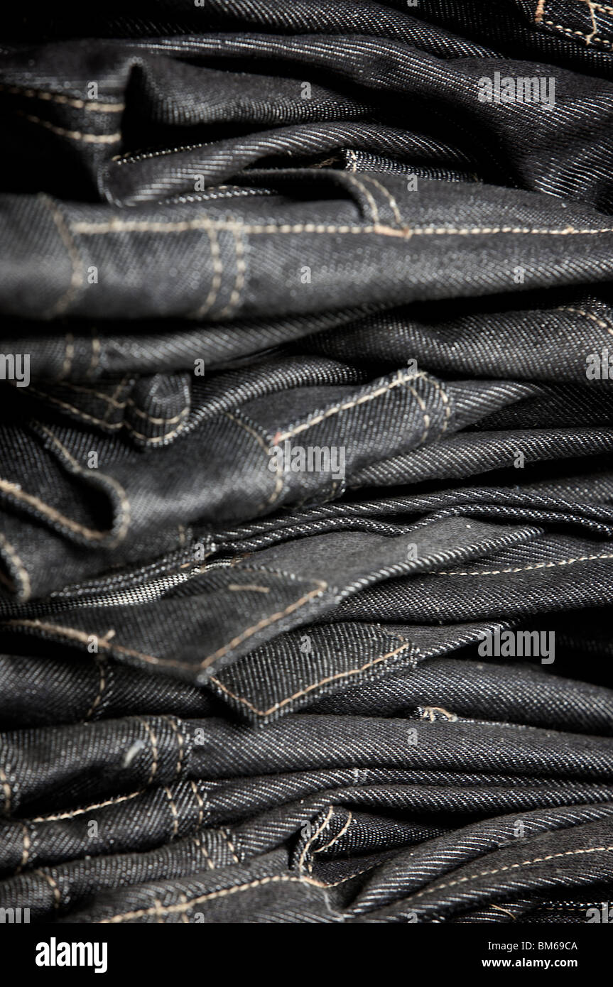 Denim fabric dyeing hi-res stock photography and images - Alamy