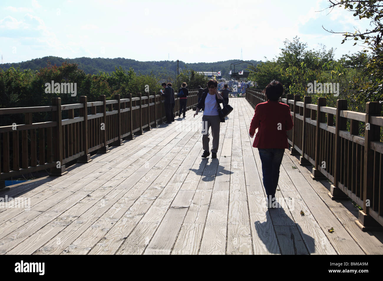 Dmz freedom bridge hi-res stock photography and images - Alamy