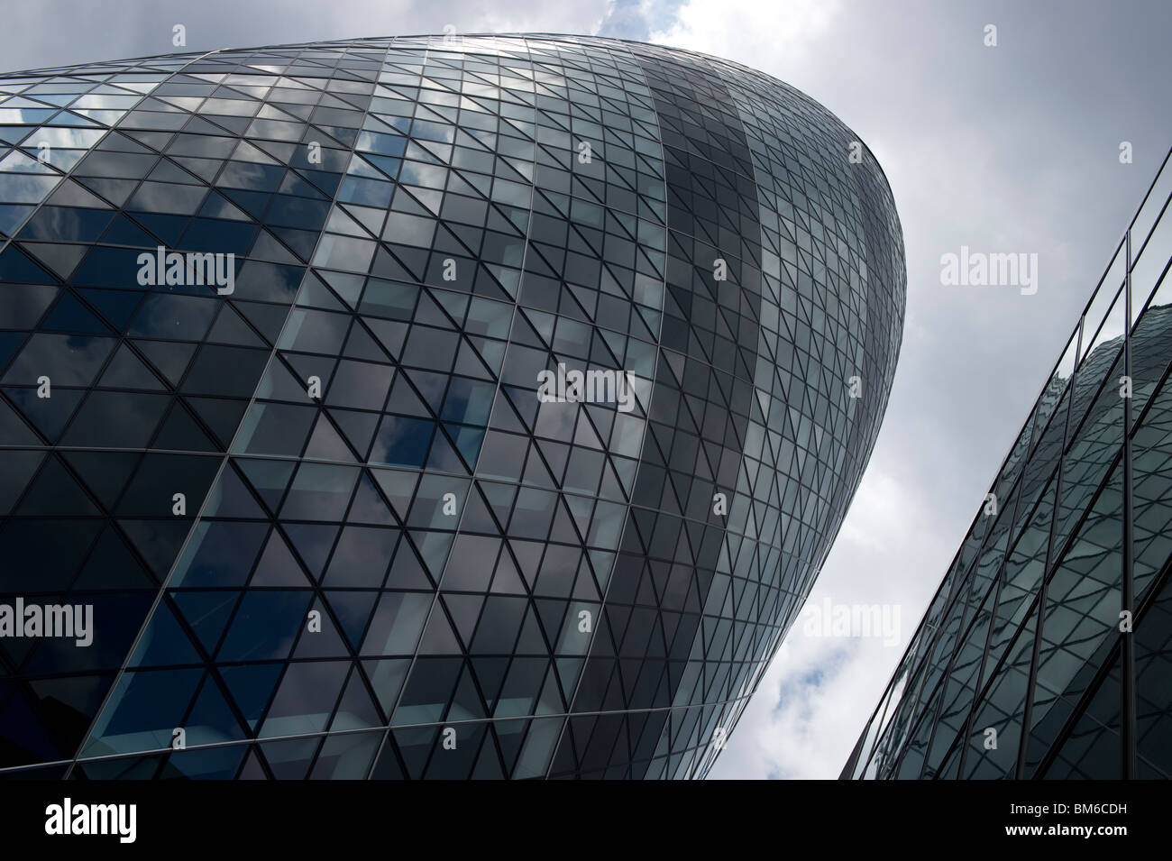 30 St Mary Axe, Widely known as the Gherkin, 180m tall it is the second ...