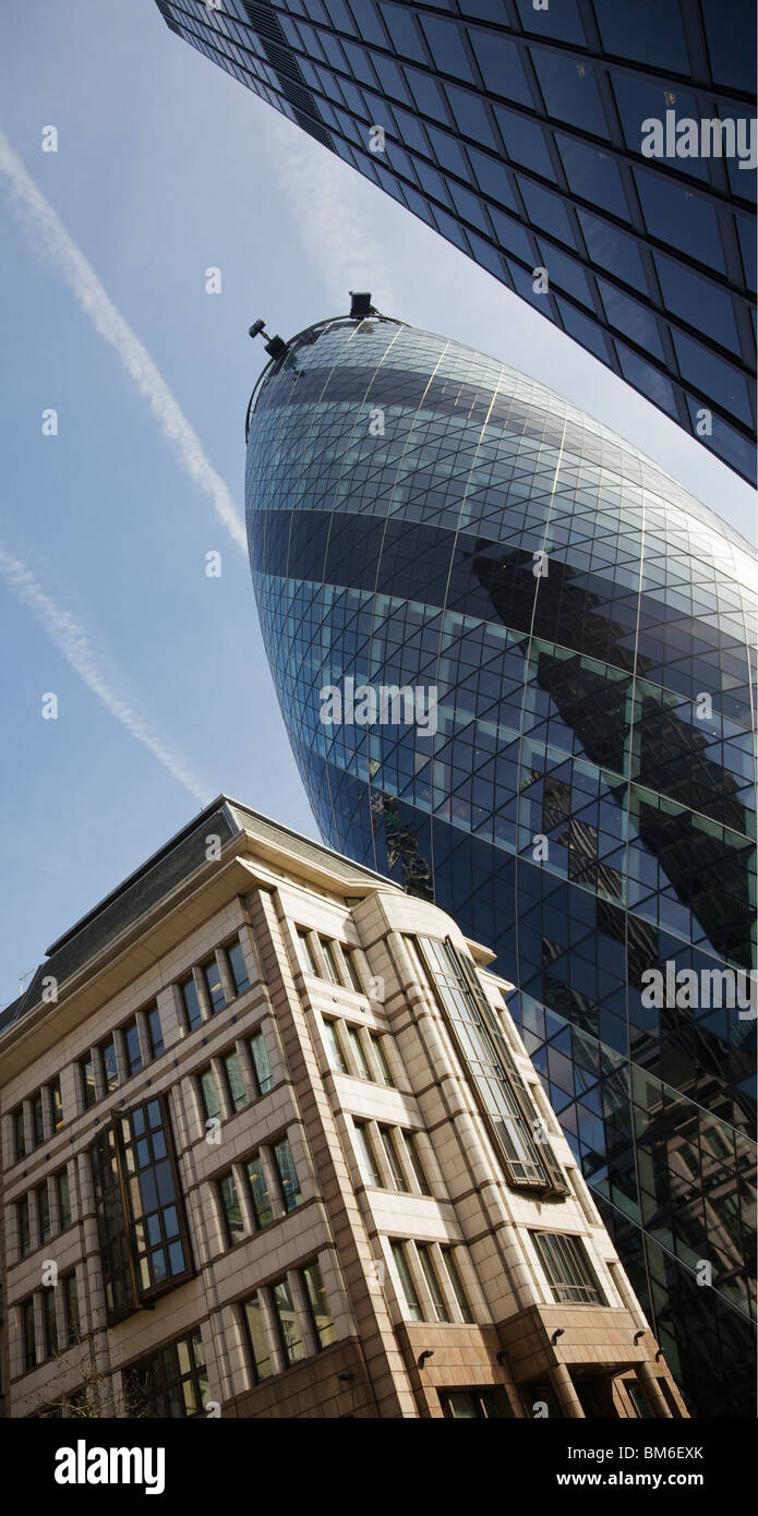 The gherkin london landscape hi-res stock photography and images - Alamy