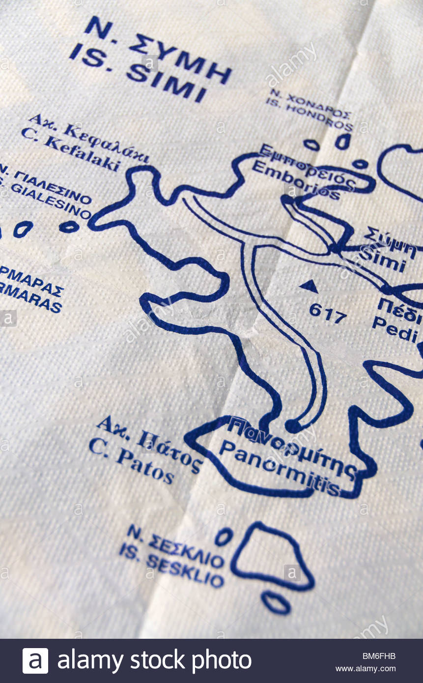 Greek Islands Map Stock Photos & Greek Islands Map Stock Images - Alamy