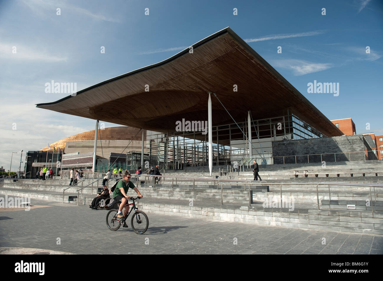 Wales Assembly Government Senedd building, Cardiff Bay, Wales UK Stock ...