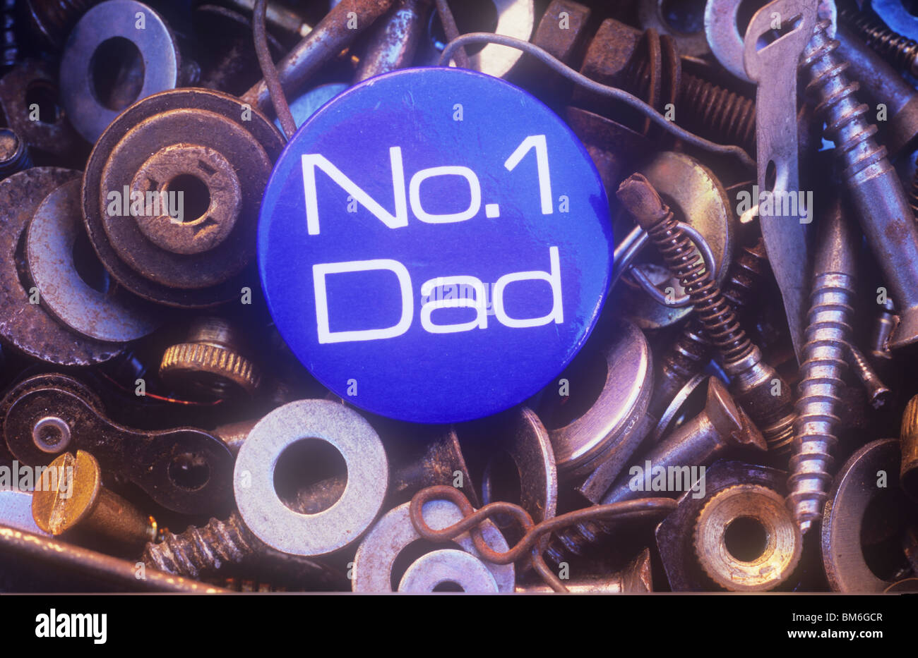 Number 1 dad badge hi-res stock photography and images - Alamy