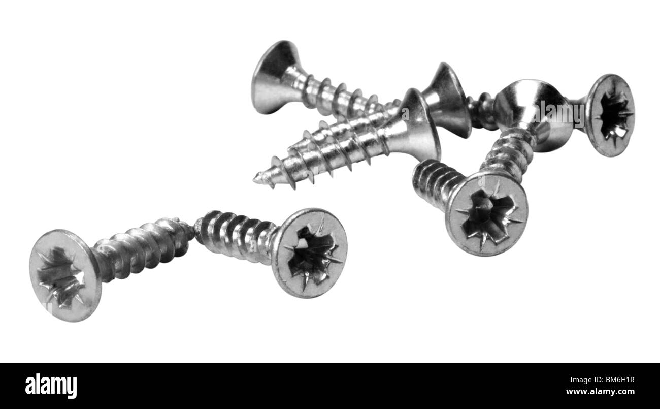 Close-up of screws Stock Photo - Alamy
