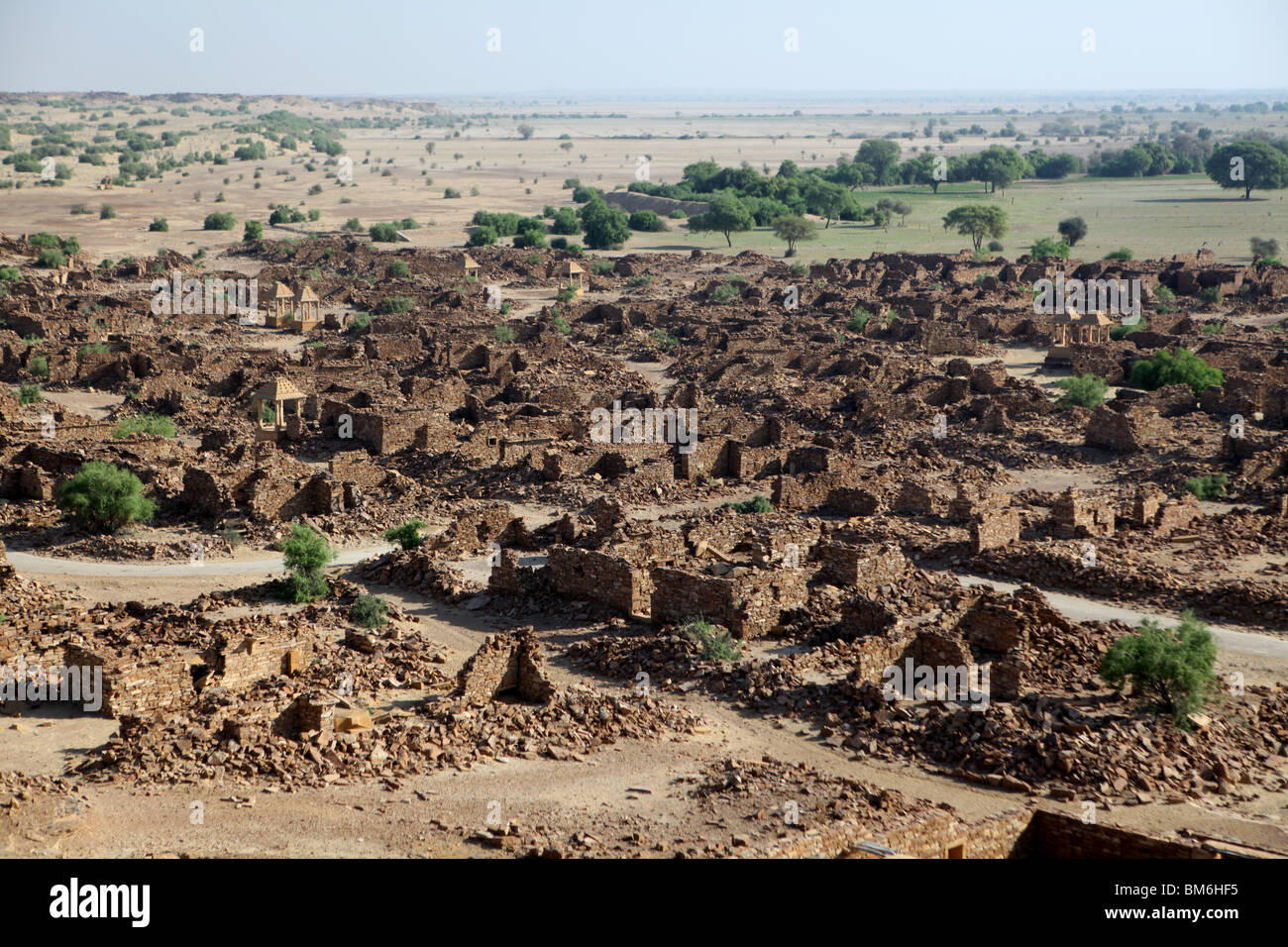 India rajasthan jaisalmer kuldhara abandoned hi-res stock photography ...