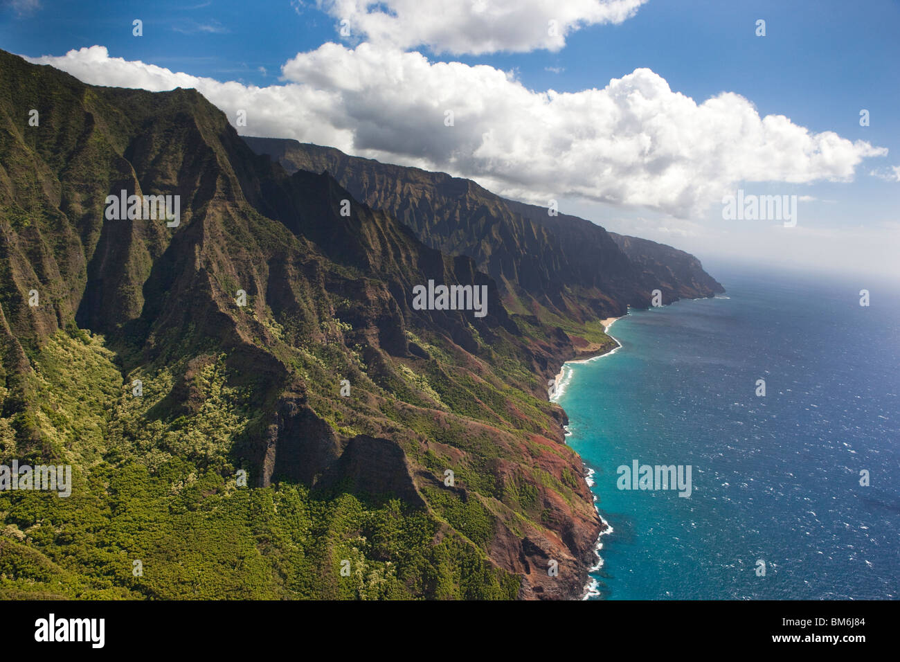 island coast view from helicopter Stock Photo - Alamy