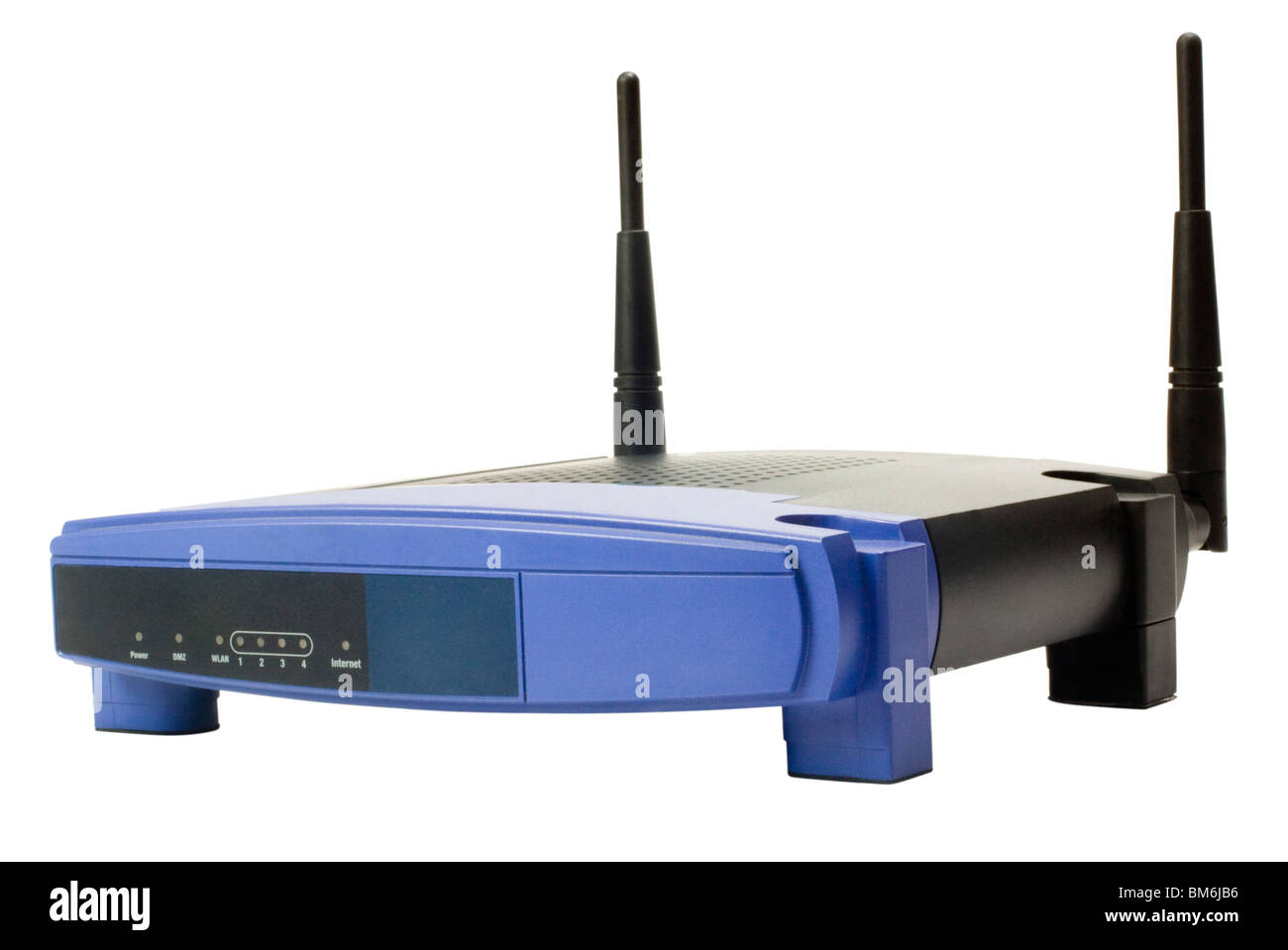 Close-up of a wireless modem Stock Photo - Alamy