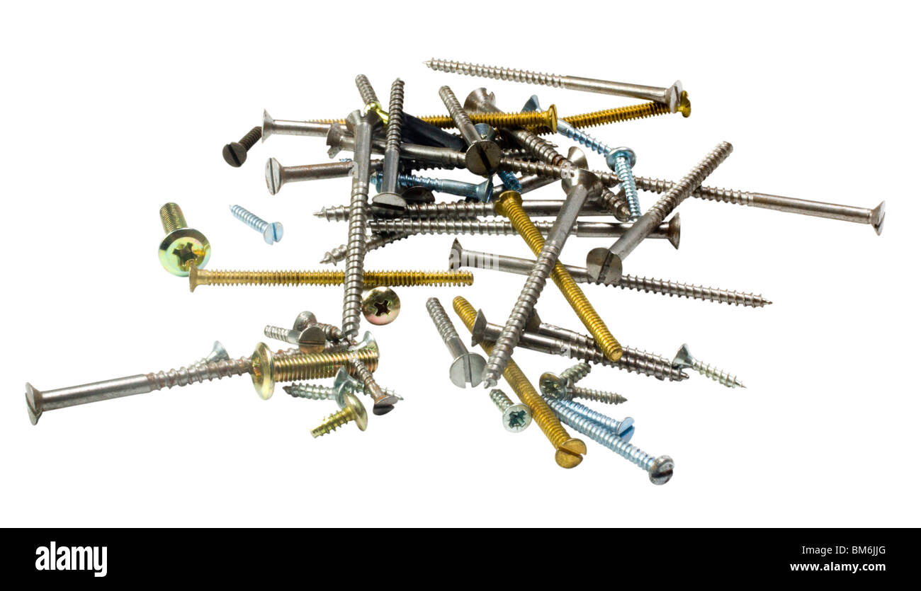 Tools screw nails bolts hi-res stock photography and images - Alamy