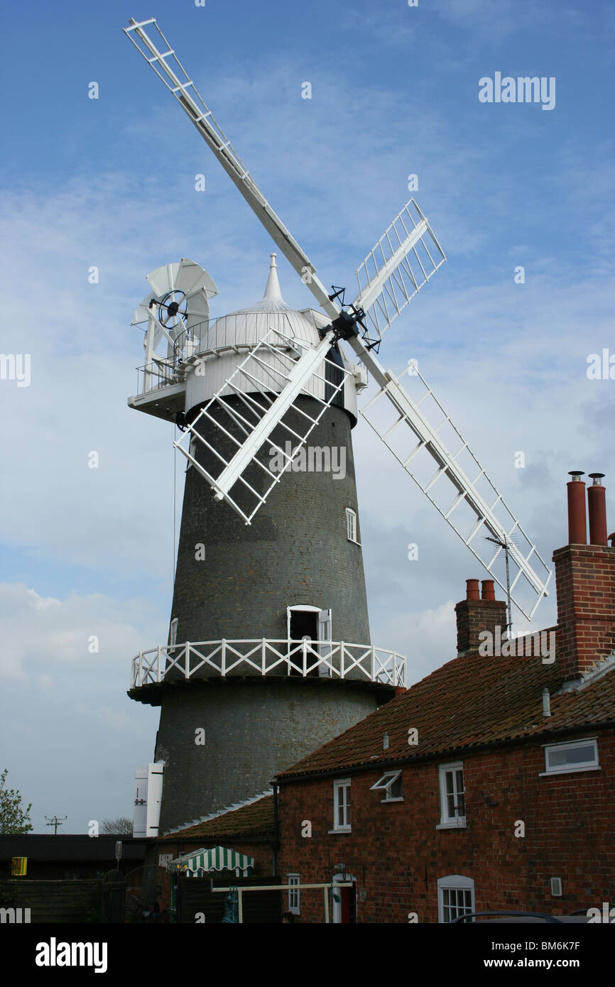 Bircham windmill hi-res stock photography and images - Alamy