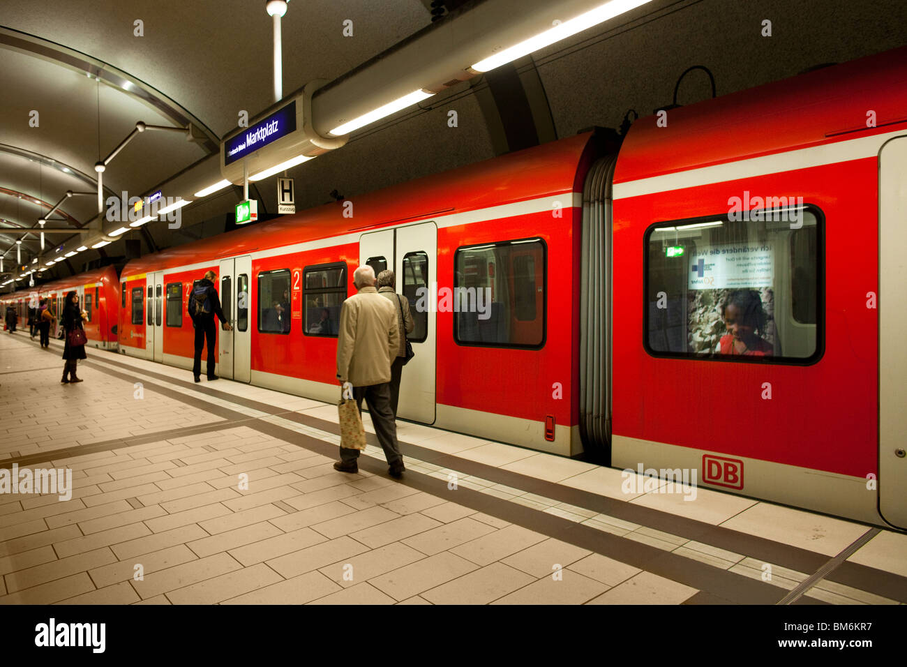 Marktplatz subway station, Frankfurt, Germany Stock Photo - Alamy