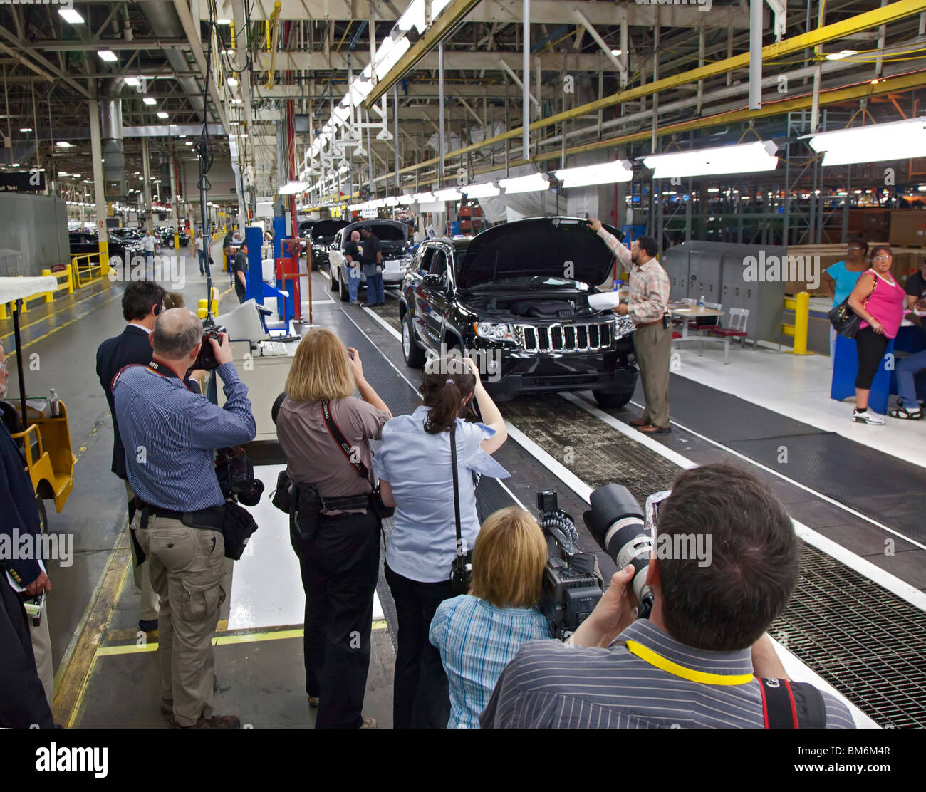 Chrysler Introduces Its New Jeep Grand Cherokee Stock Photo - Alamy