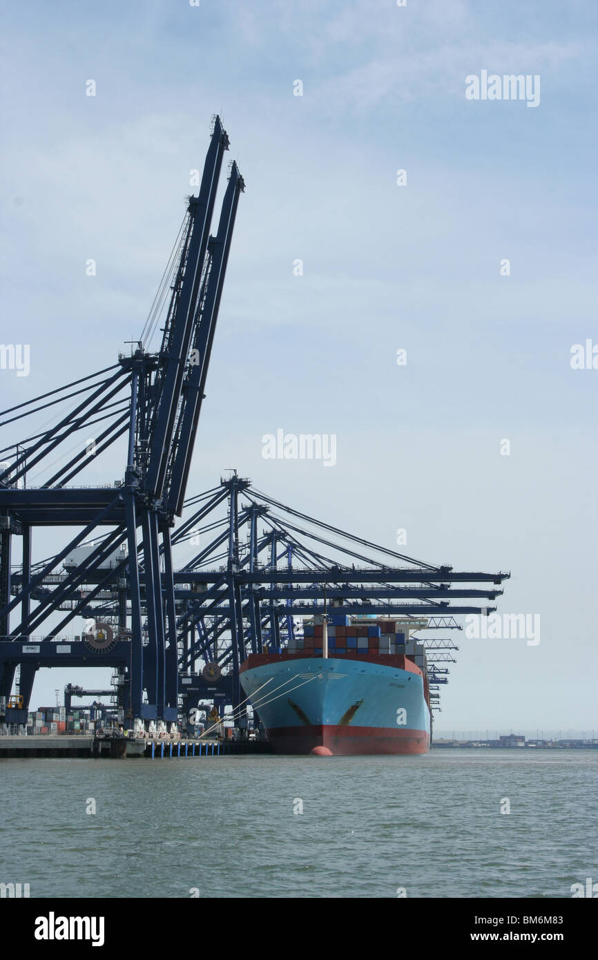 Felixstowe Container Port,UK Stock Photo - Alamy