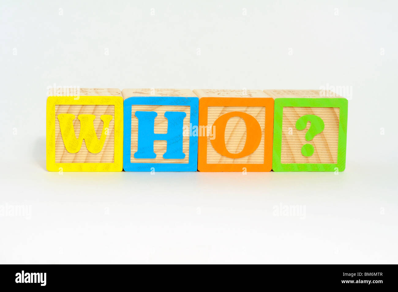 Who letter hi-res stock photography and images - Alamy