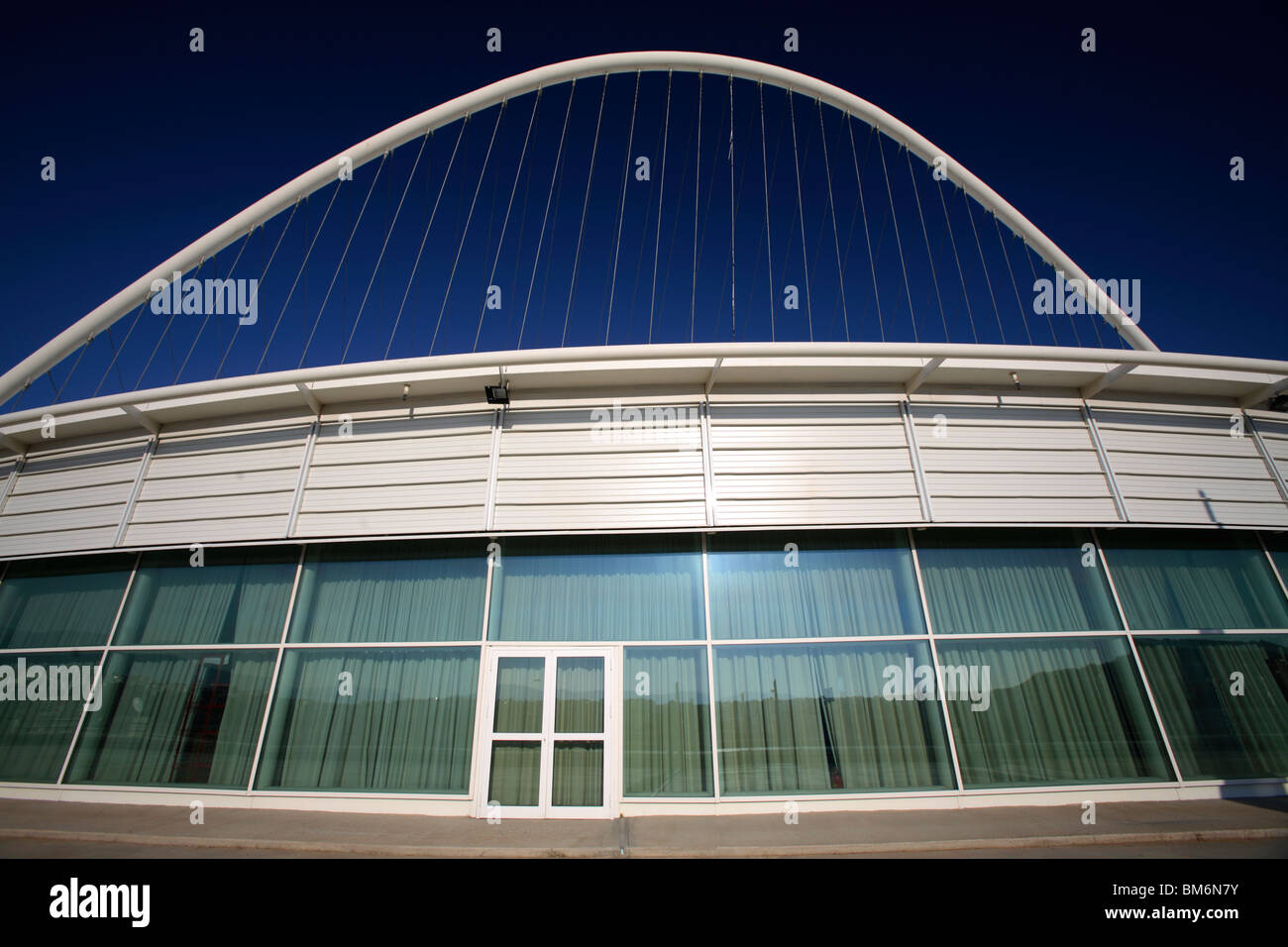 Atrchitecture of the Olympic Velodrome by Calatrava, Athens, Greece ...