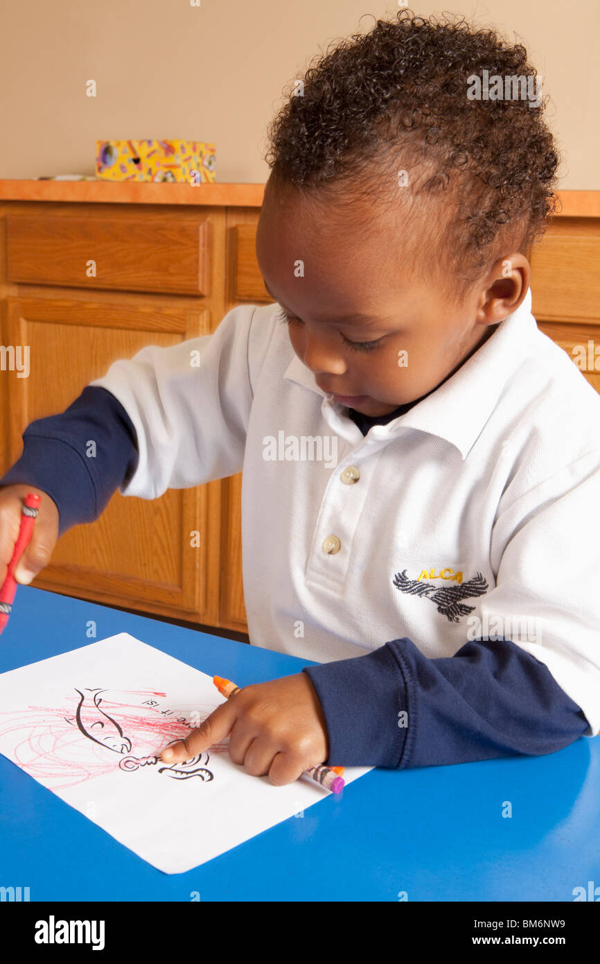 Classroom desk desks draws drawing coloring hi-res stock photography ...