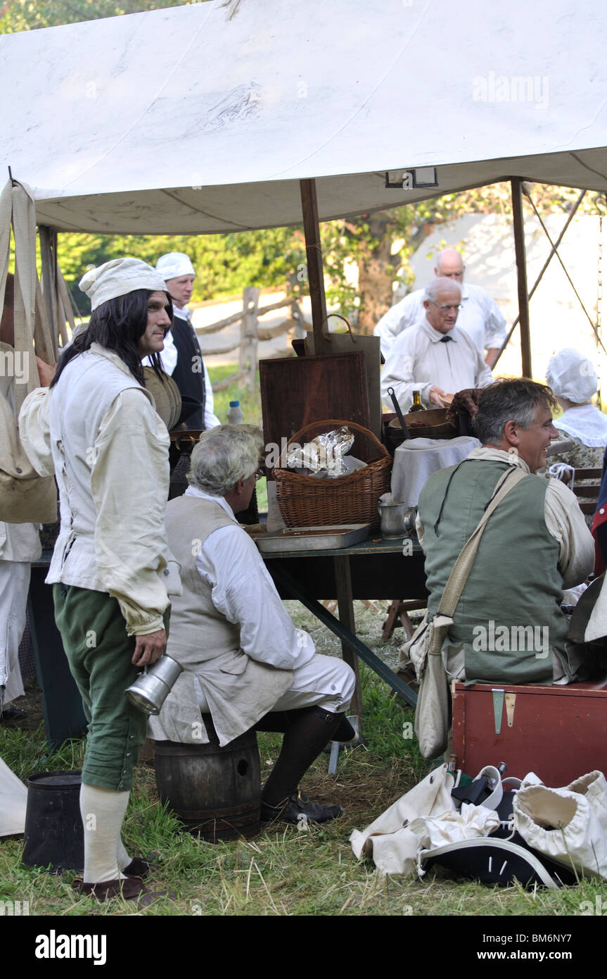 American Revolutionary War era (1770's) re-enactment, Sturbridge ...