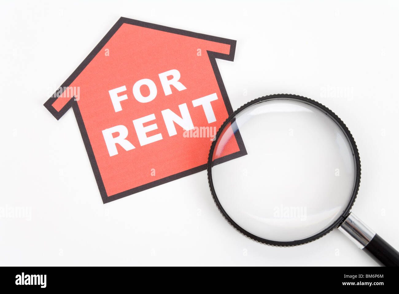 a red home sign, Real Estate Concept Stock Photo - Alamy