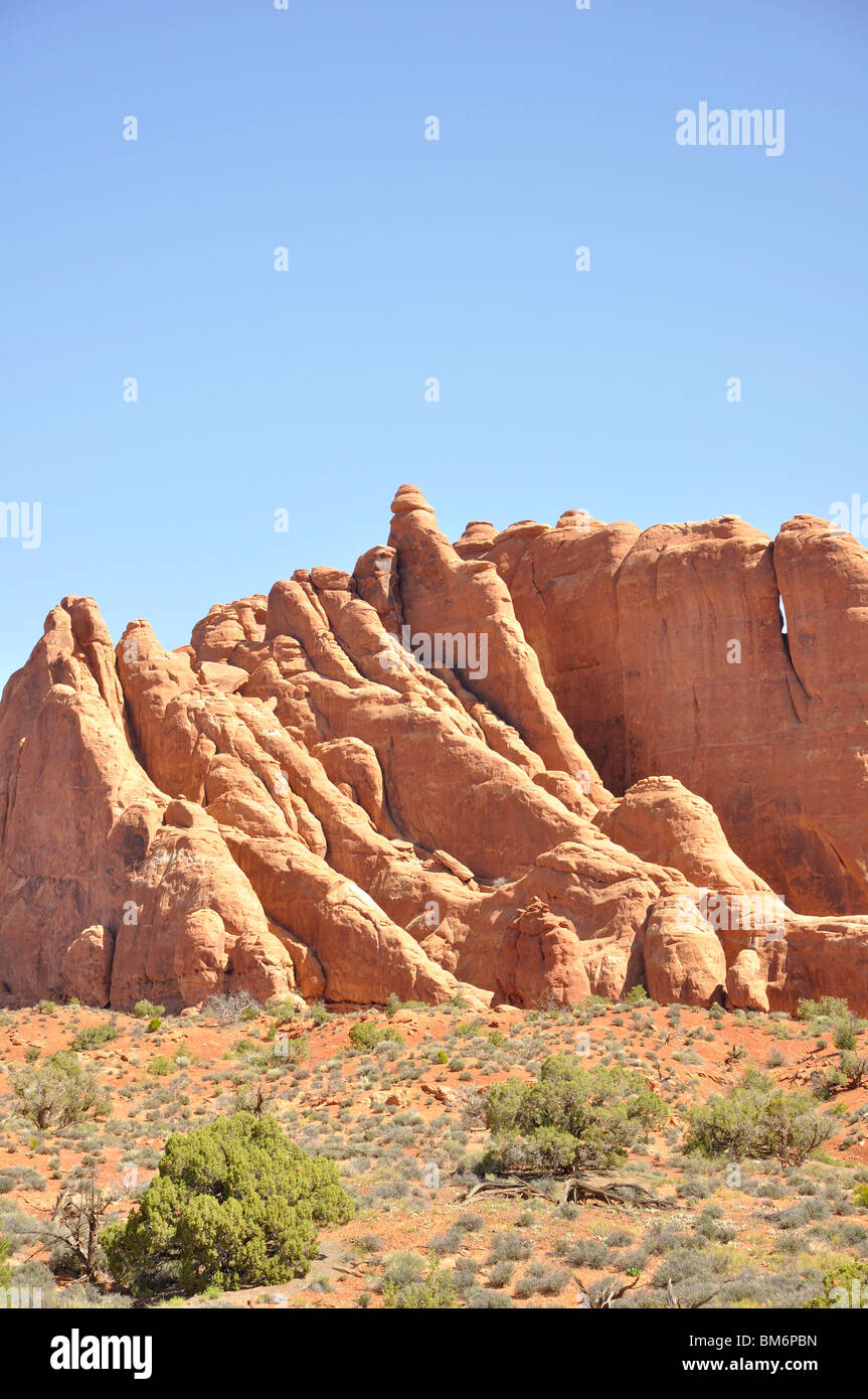 Fiery Furnace, Arches National Park, Utah, USA Stock Photo - Alamy