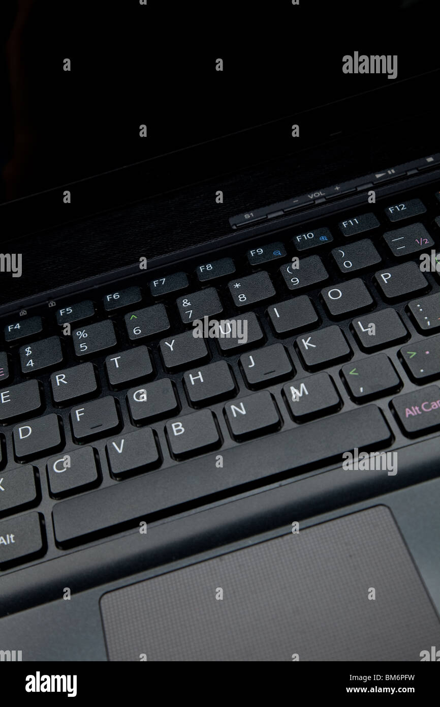 Black Computer Keyboard close up Stock Photo - Alamy