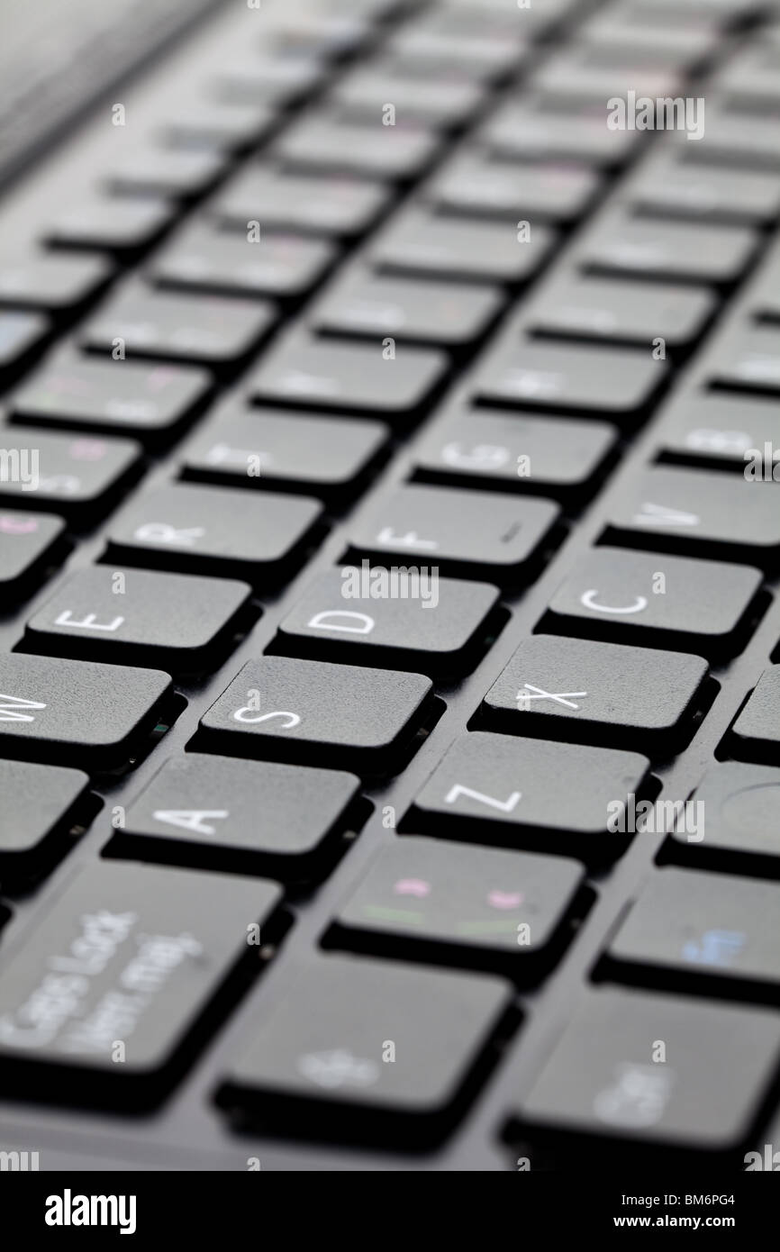 Black Computer Keyboard close up Stock Photo - Alamy