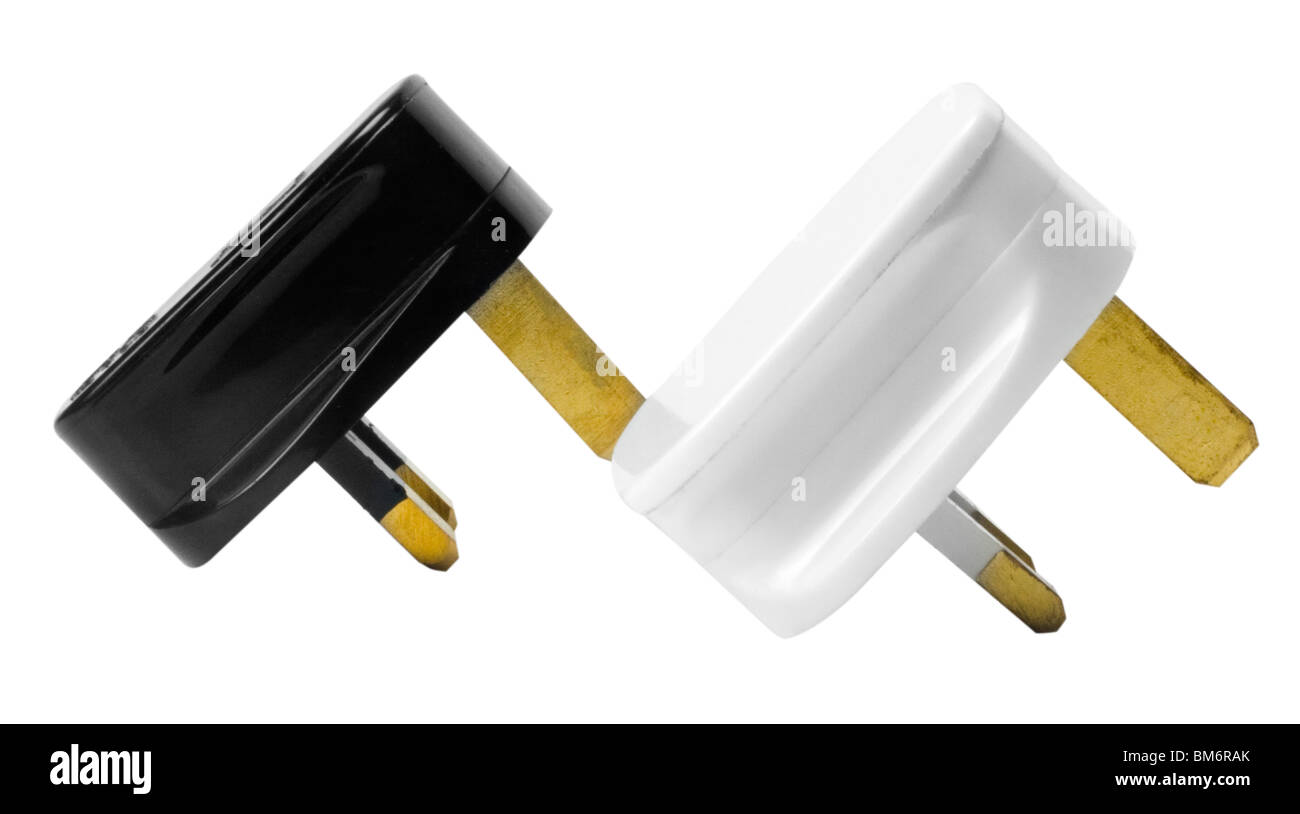 Close-up of electrical plugs Stock Photo - Alamy