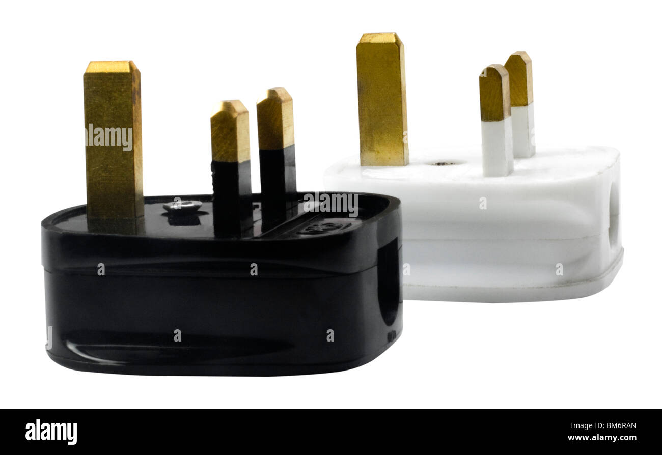 Close-up of electrical plugs Stock Photo - Alamy