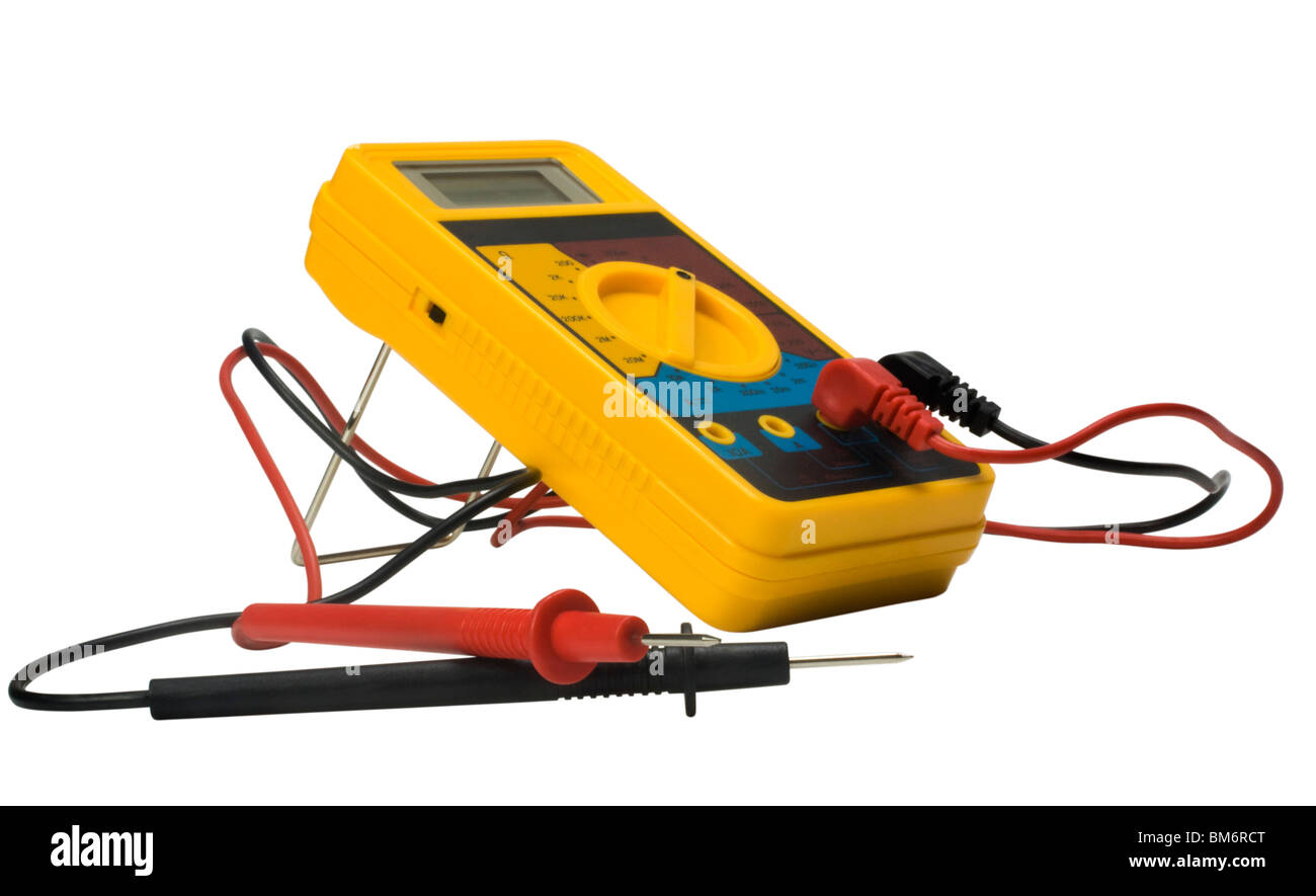 Close-up of a digital multimeter Stock Photo - Alamy