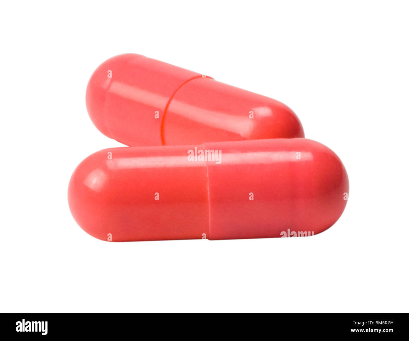 Close-up of two capsules Stock Photo - Alamy
