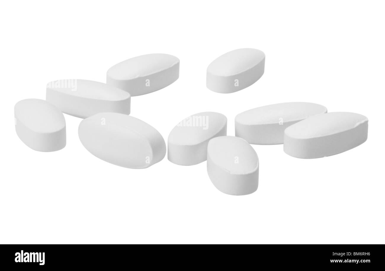 Medical tablets cut out Black and White Stock Photos & Images - Alamy