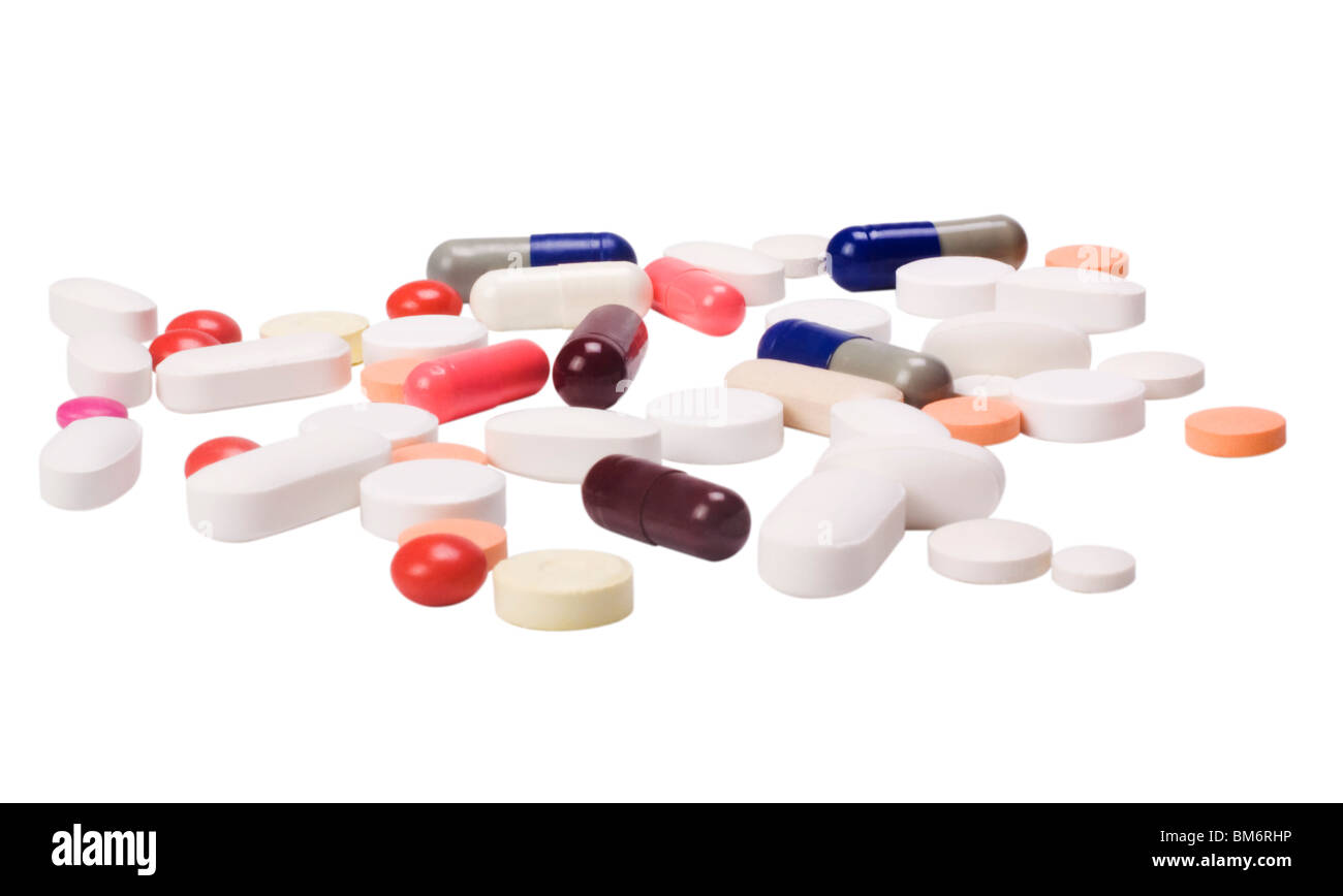 Pill capsule variety on Cut Out Stock Images & Pictures - Alamy