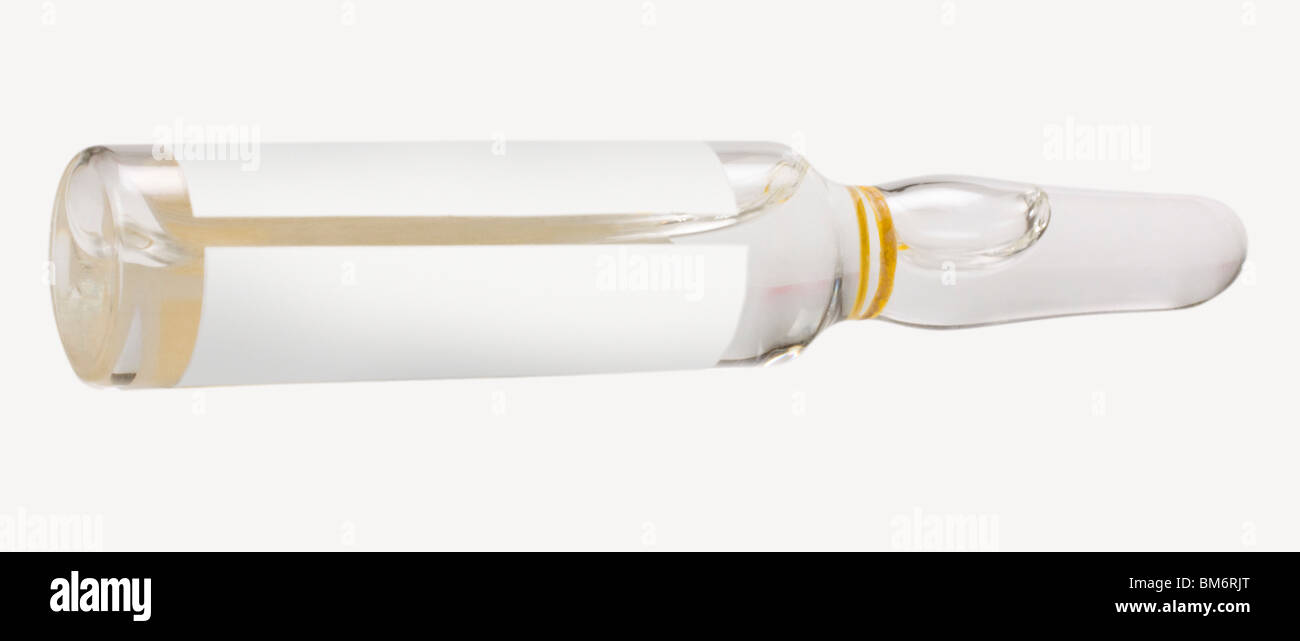 Close-up of a vial Stock Photo - Alamy