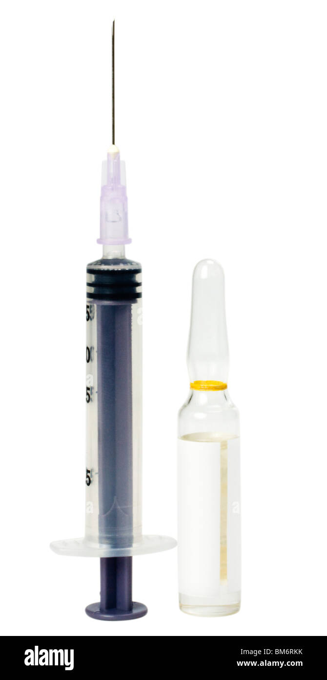 Close-up of a vial with a medical injection Stock Photo - Alamy