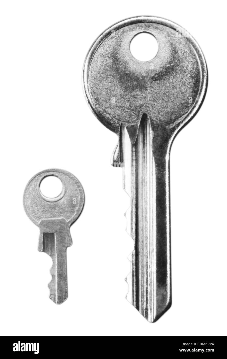 Close-up of two keys Stock Photo - Alamy