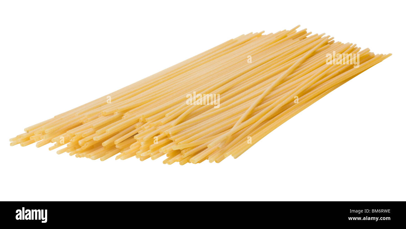 Raw spaghetti cut out hi-res stock photography and images - Alamy