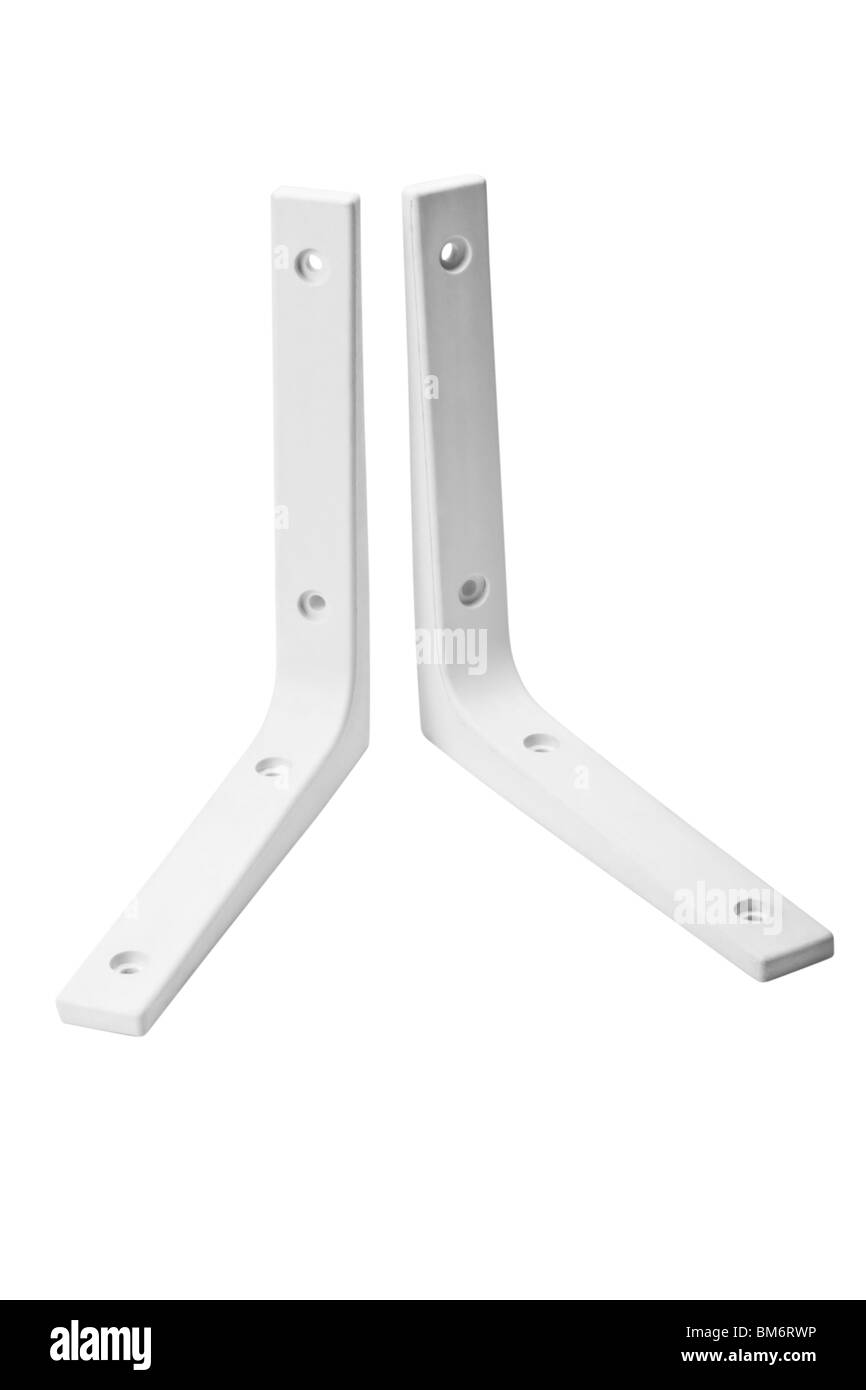 Metal brackets Black and White Stock Photos & Images - Alamy
