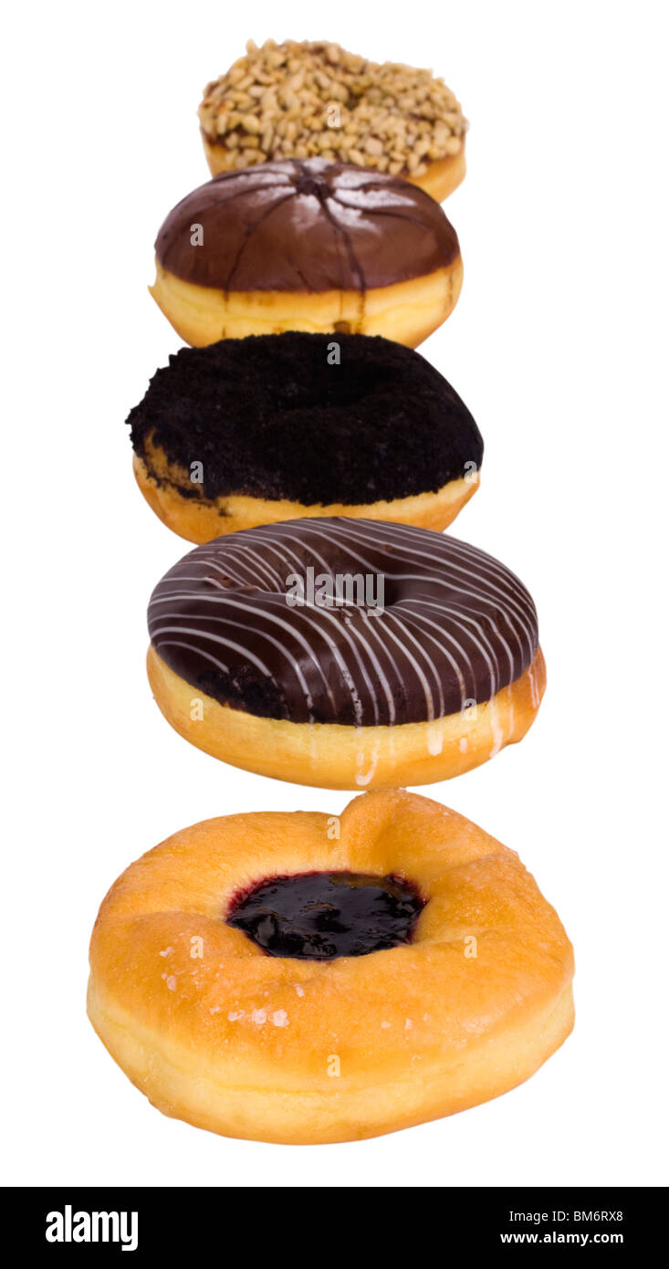 Donuts row hi-res stock photography and images - Alamy