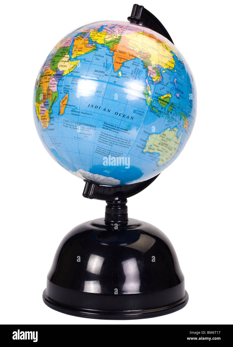 Close-up of a desktop globe Stock Photo - Alamy