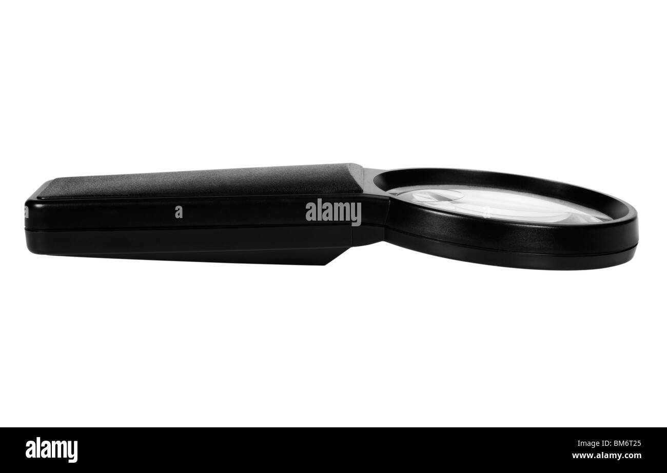 Magnifying glass Black and White Stock Photos & Images - Alamy