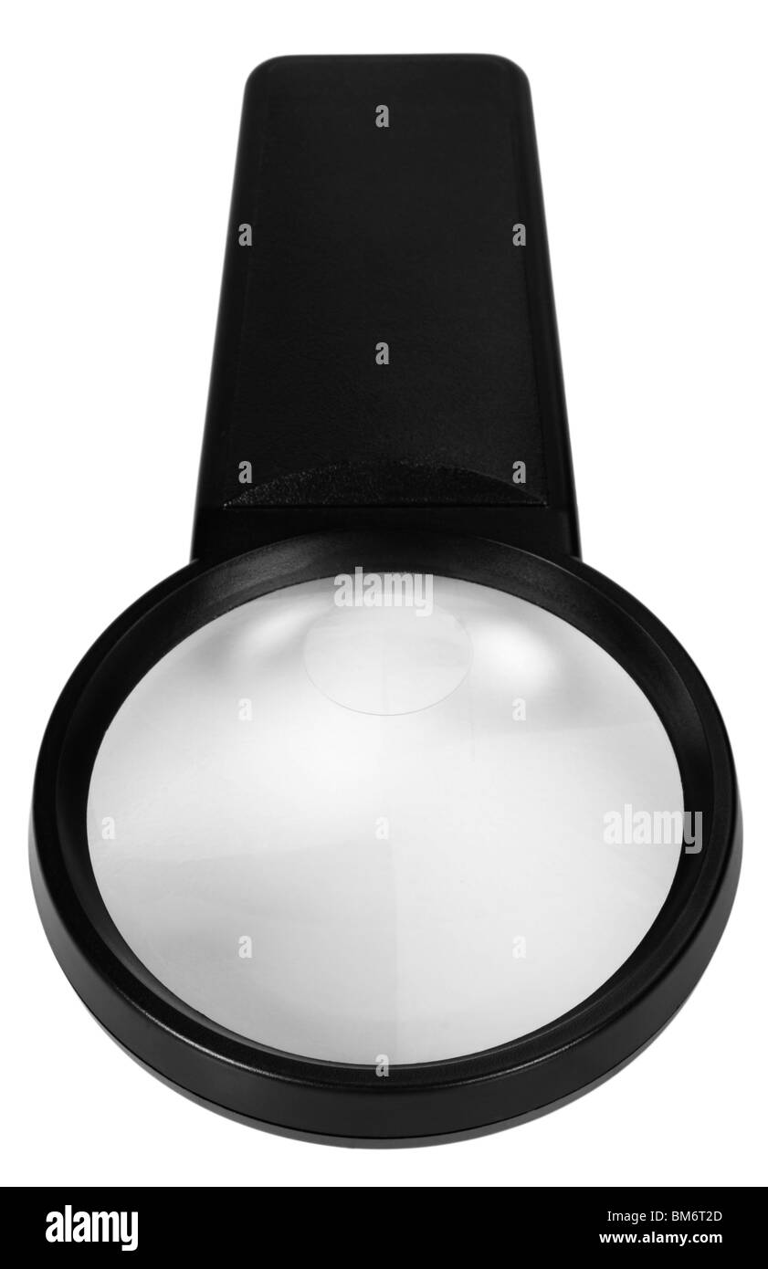 Close-up of a magnifying glass Stock Photo - Alamy
