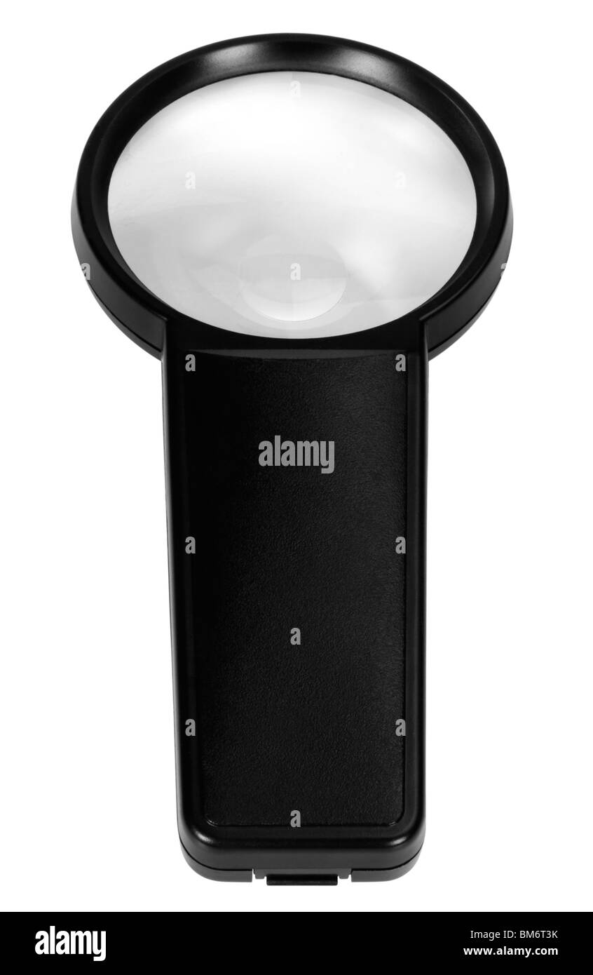 Magnifying glass Black and White Stock Photos & Images - Alamy