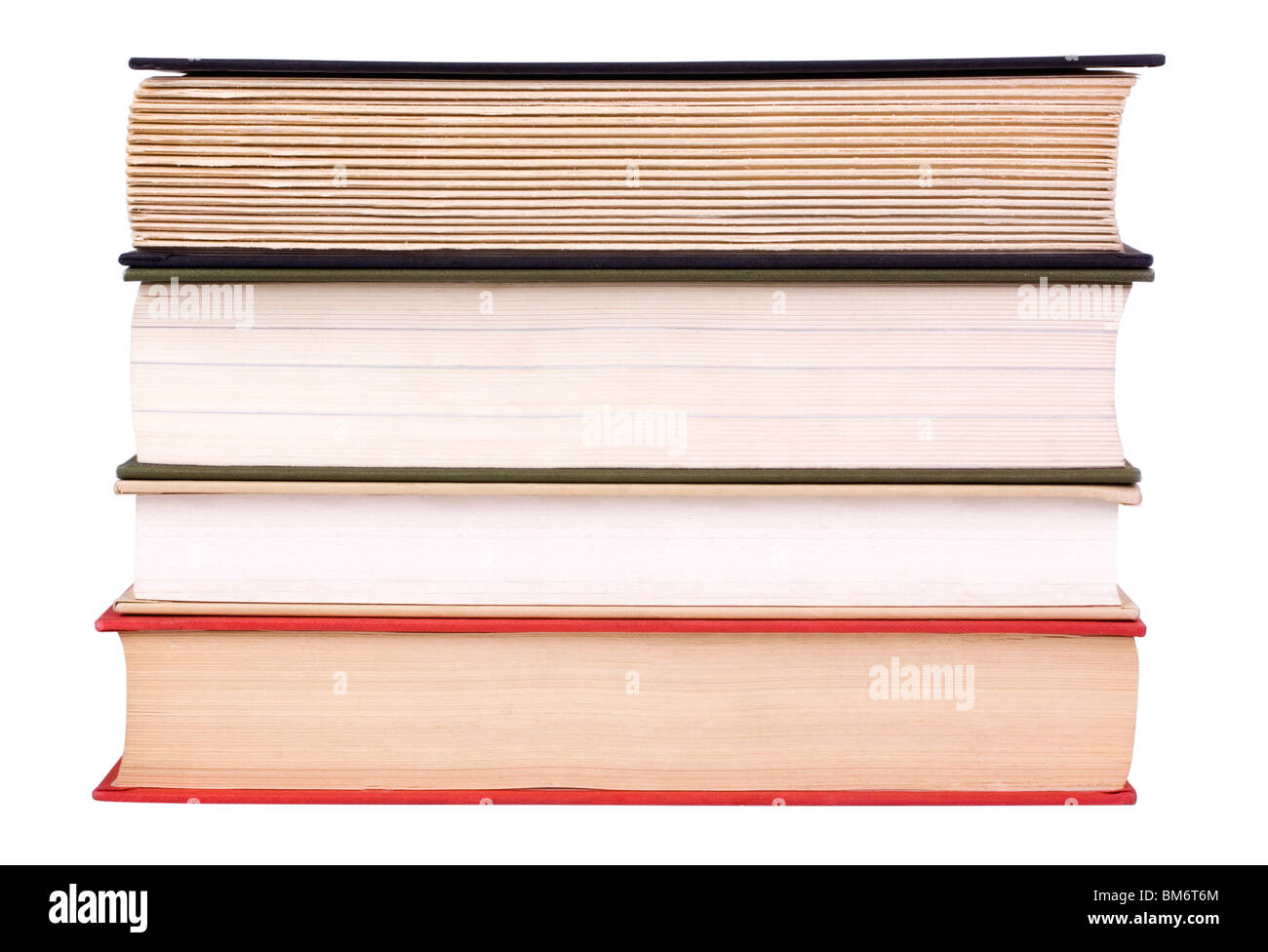 Close-up of a stack of books Stock Photo - Alamy