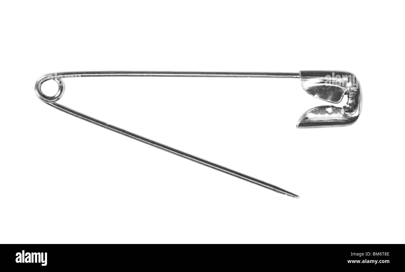 Close-up of a safety pin Stock Photo - Alamy