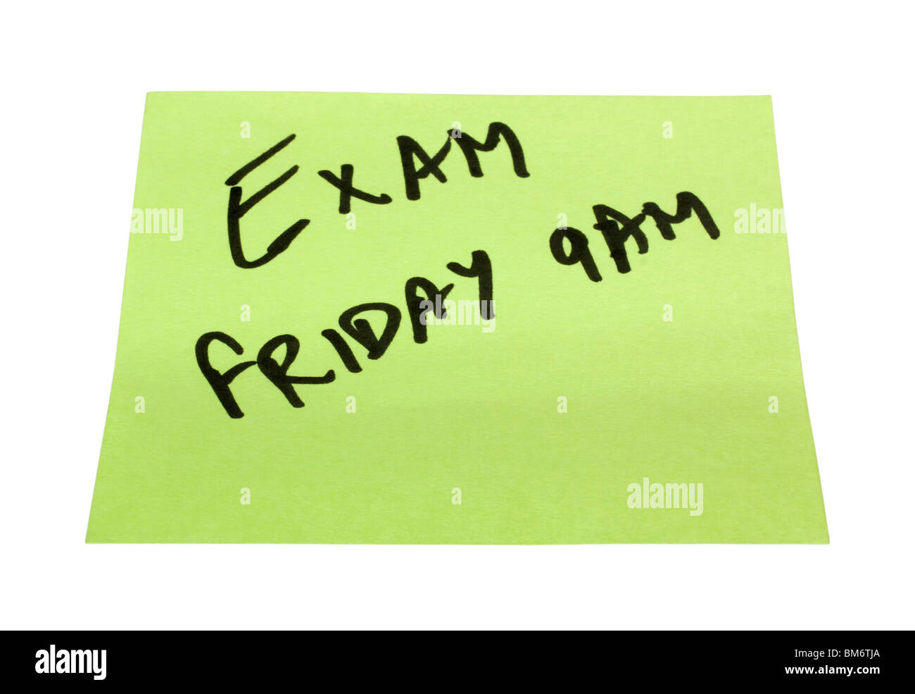 Text written on an adhesive note Stock Photo - Alamy