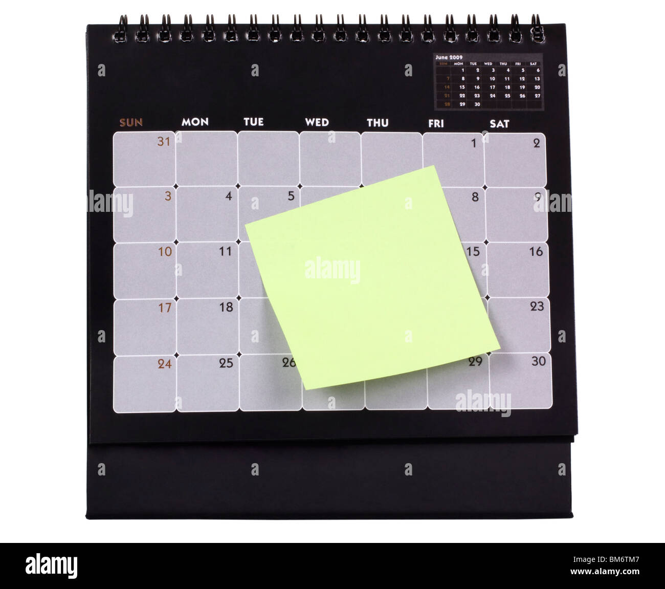 Horizontal calendar image Cut Out Stock Images & Pictures - Alamy