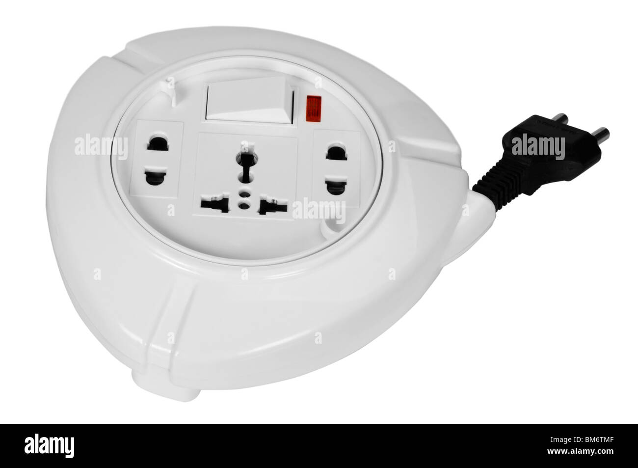 Close-up of a multi-outlet plug board Stock Photo - Alamy