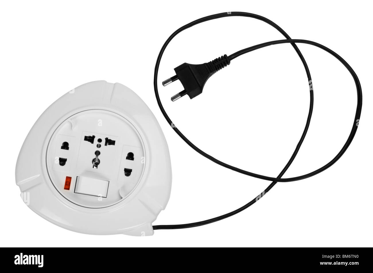 Close-up of a multi-outlet plug board Stock Photo - Alamy