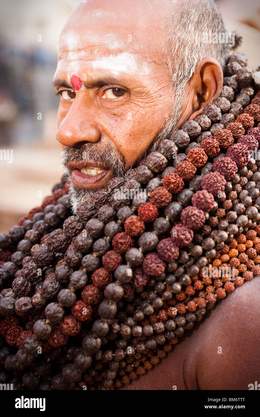 Portrait of a sadhu Stock Photo - Alamy