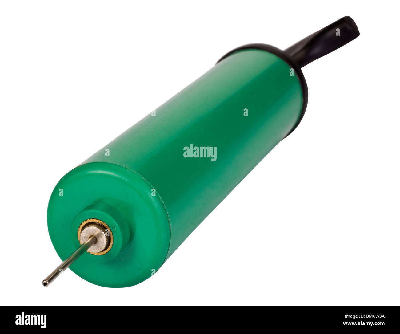 Close-up of a football pump Stock Photo - Alamy